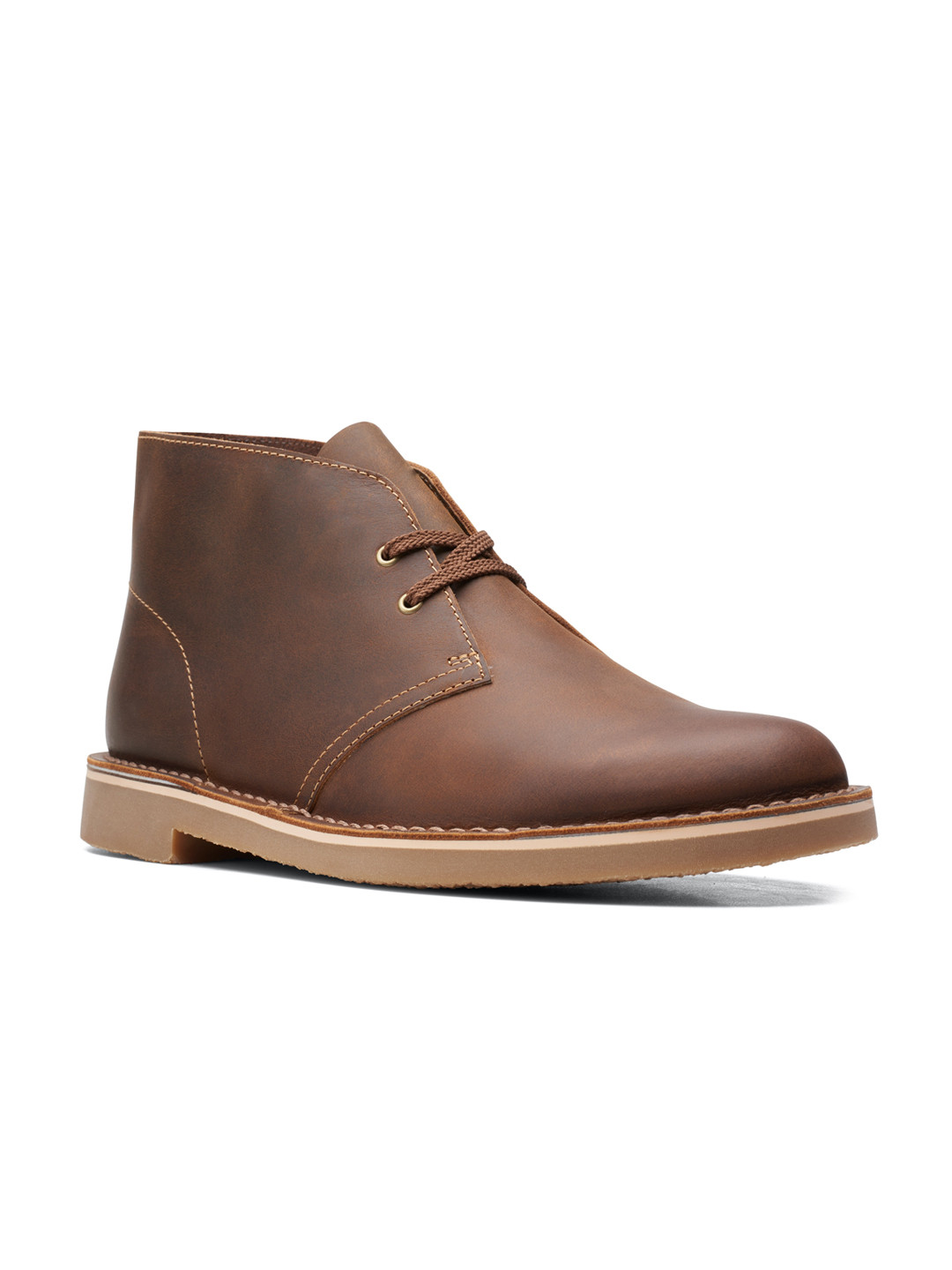 Buy Clarks Men Brown Solid Leather Boots - Boots for Men 19981850 | Myntra