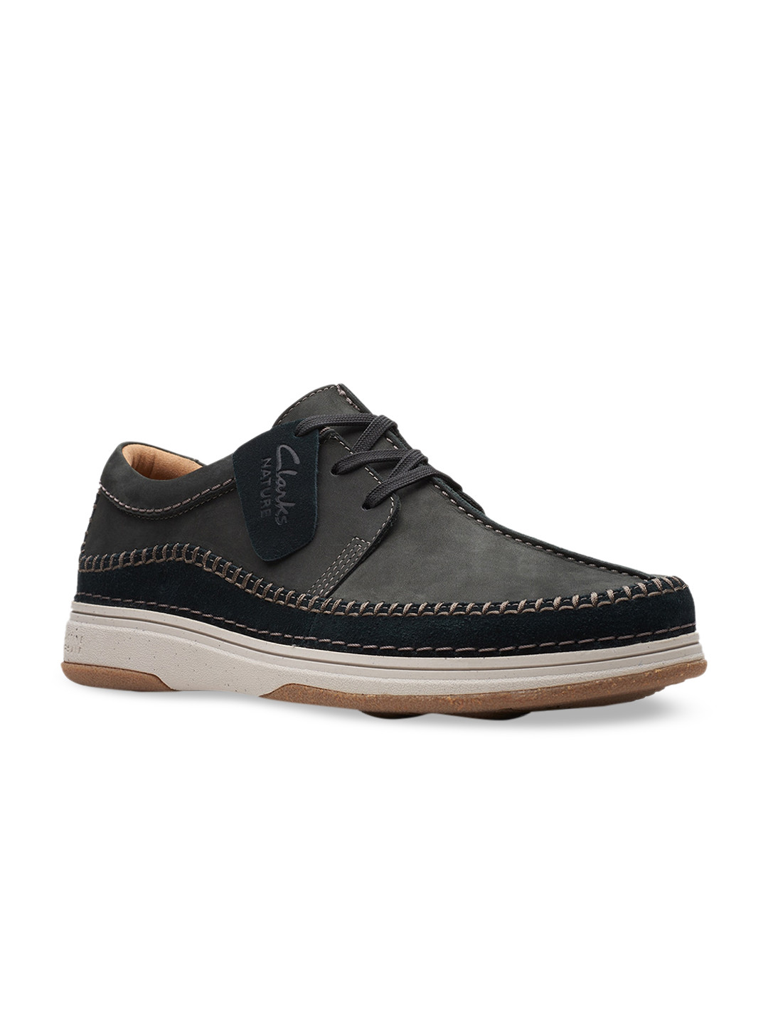 Buy Clarks Men Black Nubuck Brogues - Casual Shoes for Men 19983818 ...