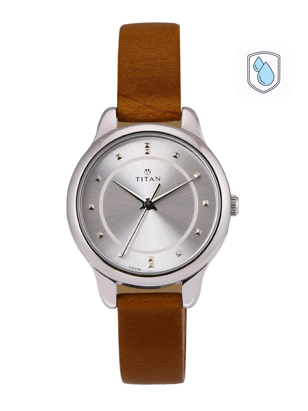 Buy Titan Women Silver Toned Analogue Watch 2481SL06 - Watches for ...