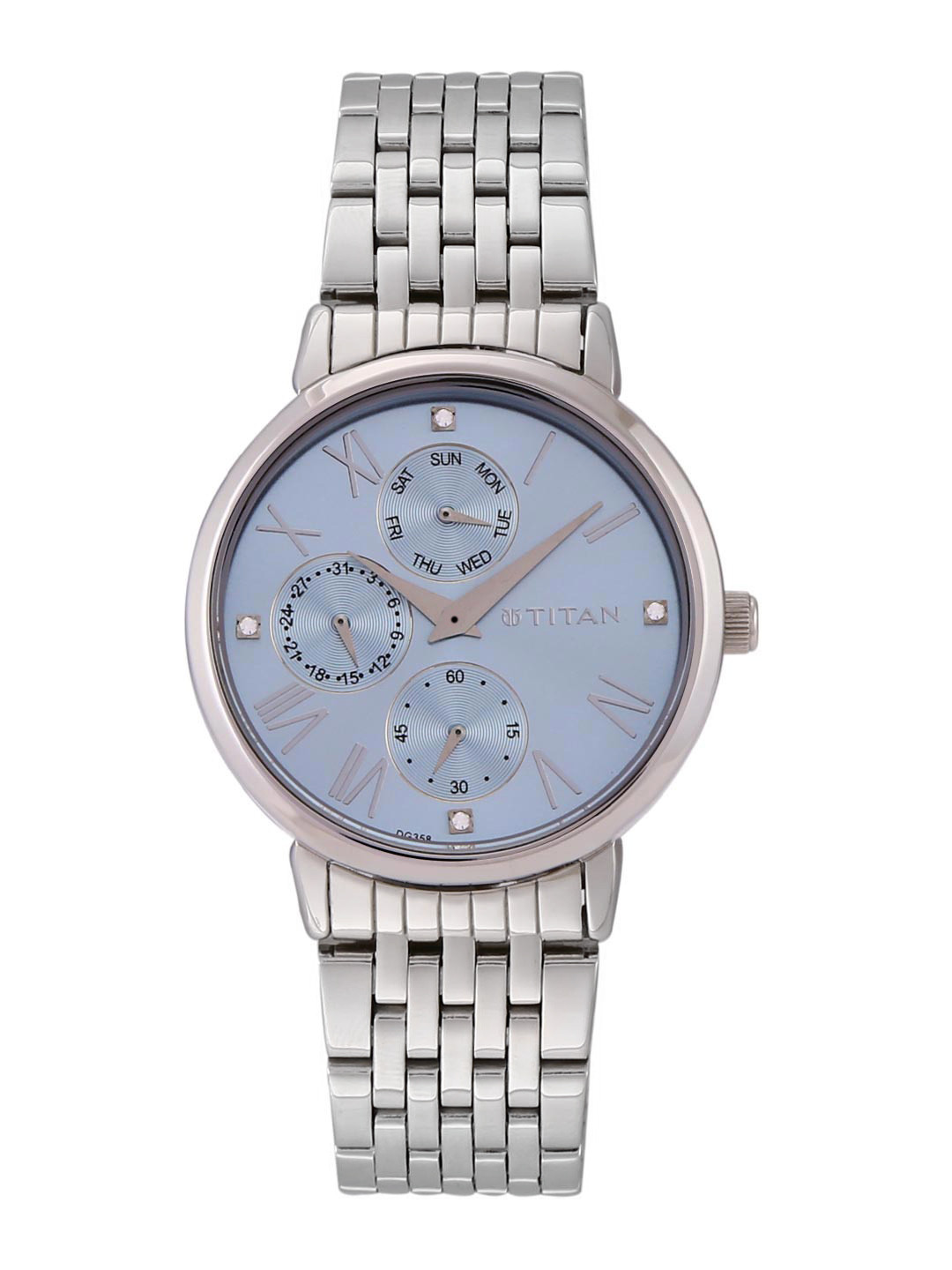 Buy Titan Women Blue Multifunction Analogue Watch 2569SM02 - Watches ...