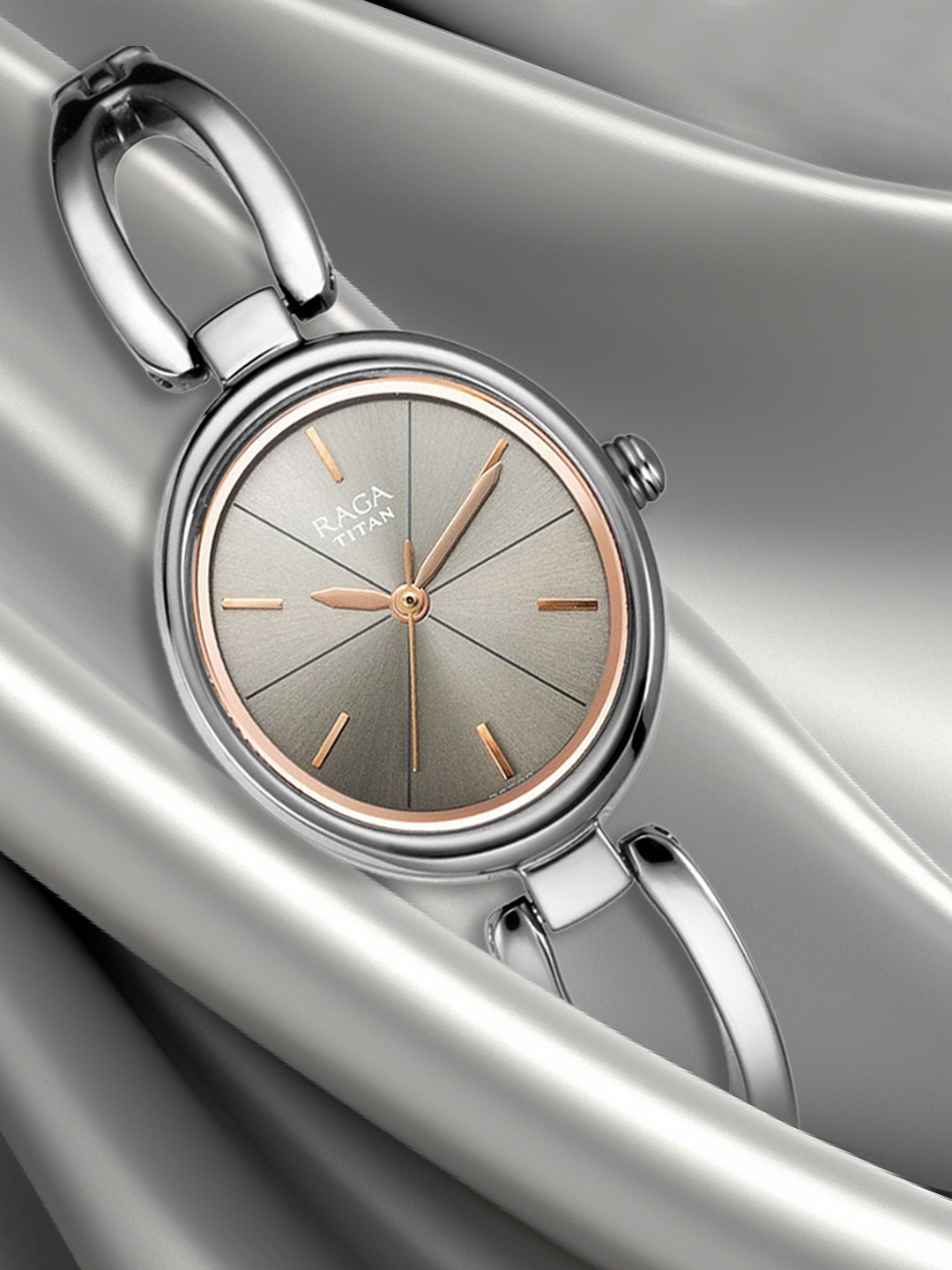 Buy Titan Raga Viva Women Metallic Analogue Watch NL2579QM01 - Watches ...