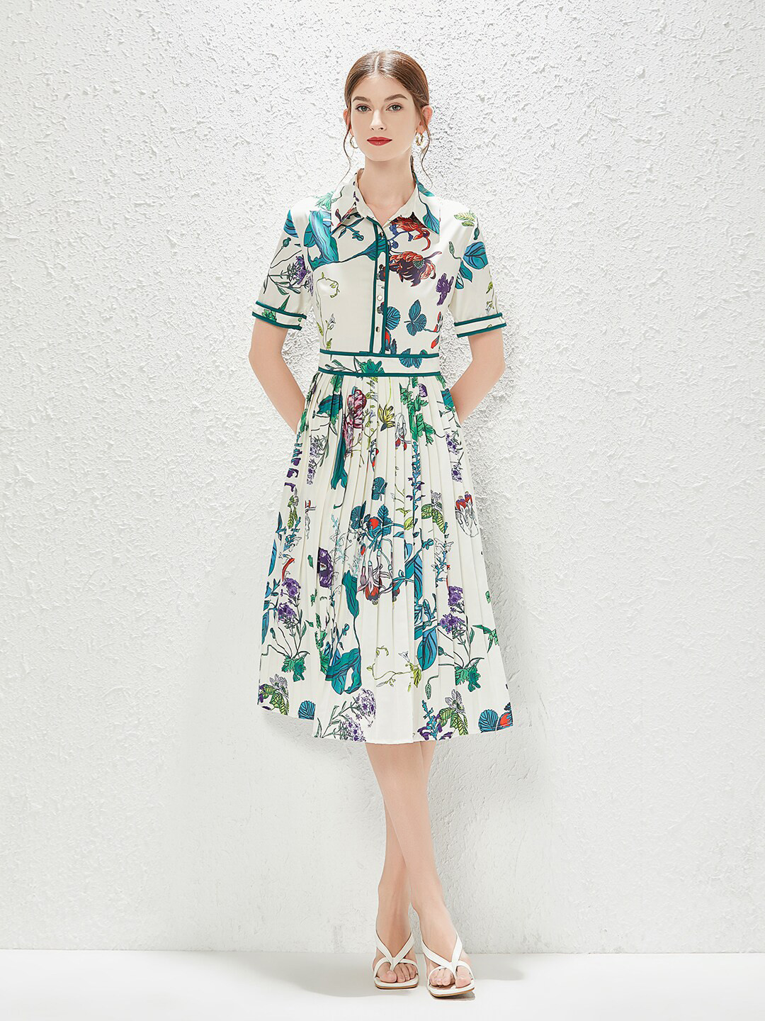 Buy JC Collection Multicoloured Floral Midi Dress - Dresses for Women ...