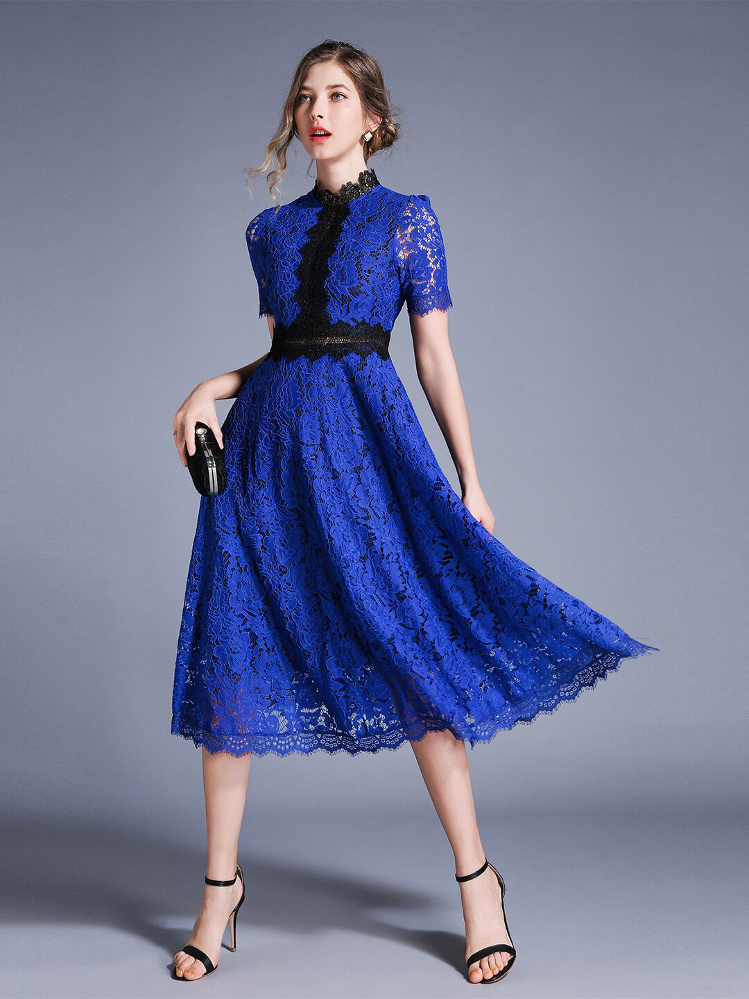 Buy JC Collection Blue Midi Dress - Dresses for Women 19986514 | Myntra