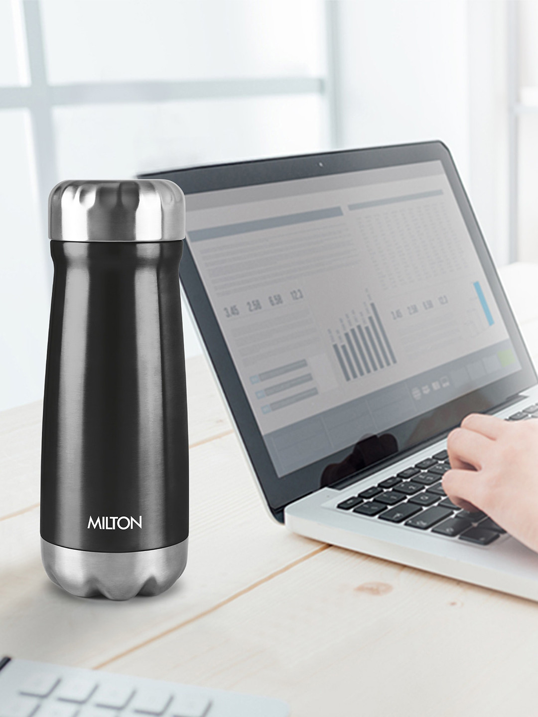 Buy Milton Black All Rounder 650 Thermosteel Hot And Cold Insulated ...