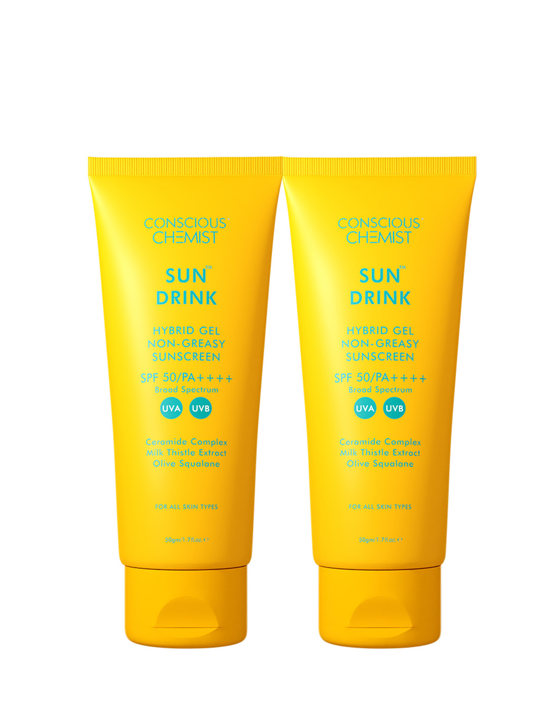 Buy Conscious Chemist Sun Drink Hybrid Lightweight Gel Sunscreen SPF50 ...