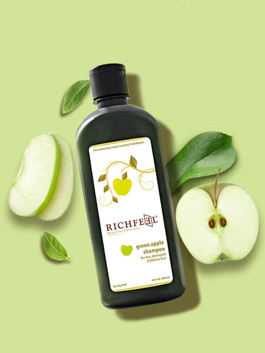 Buy Richfeel Green Apple Shampoo 500ml - Shampoo for Unisex 19995146 ...
