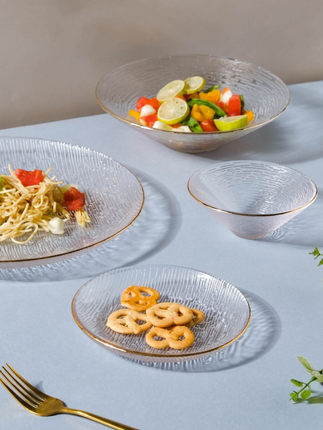 Buy Nestasia Textured Glass Snack Plate - Plates for Unisex 19999968 ...