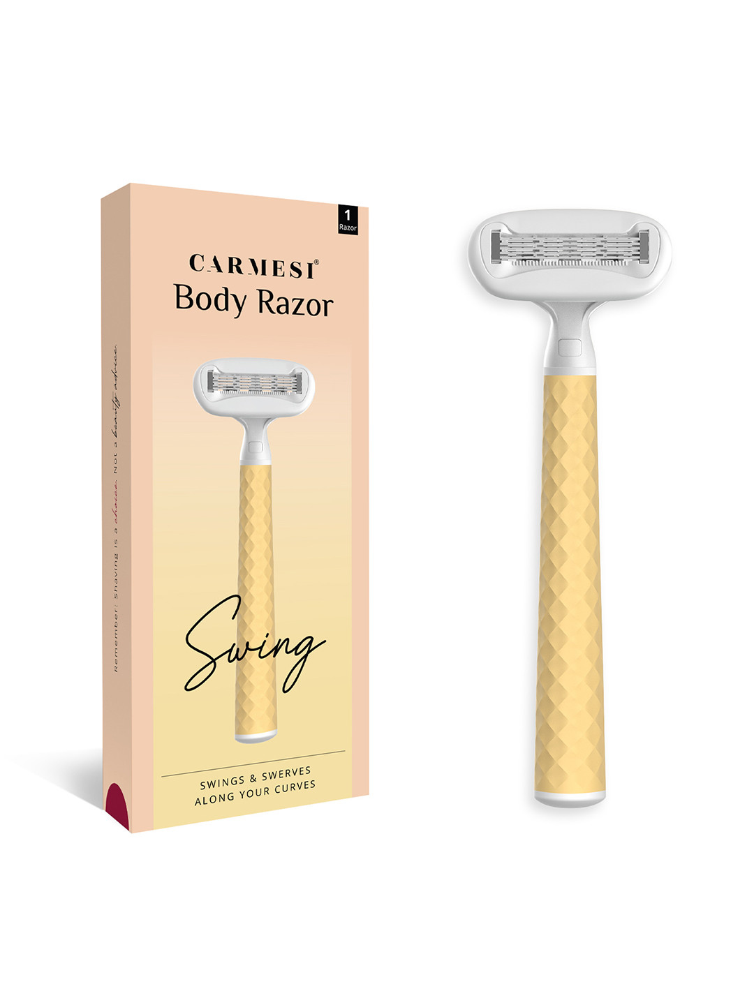 Buy CARMESI Yellow Swing Body Razor - Razors And Cartridges for Women ...