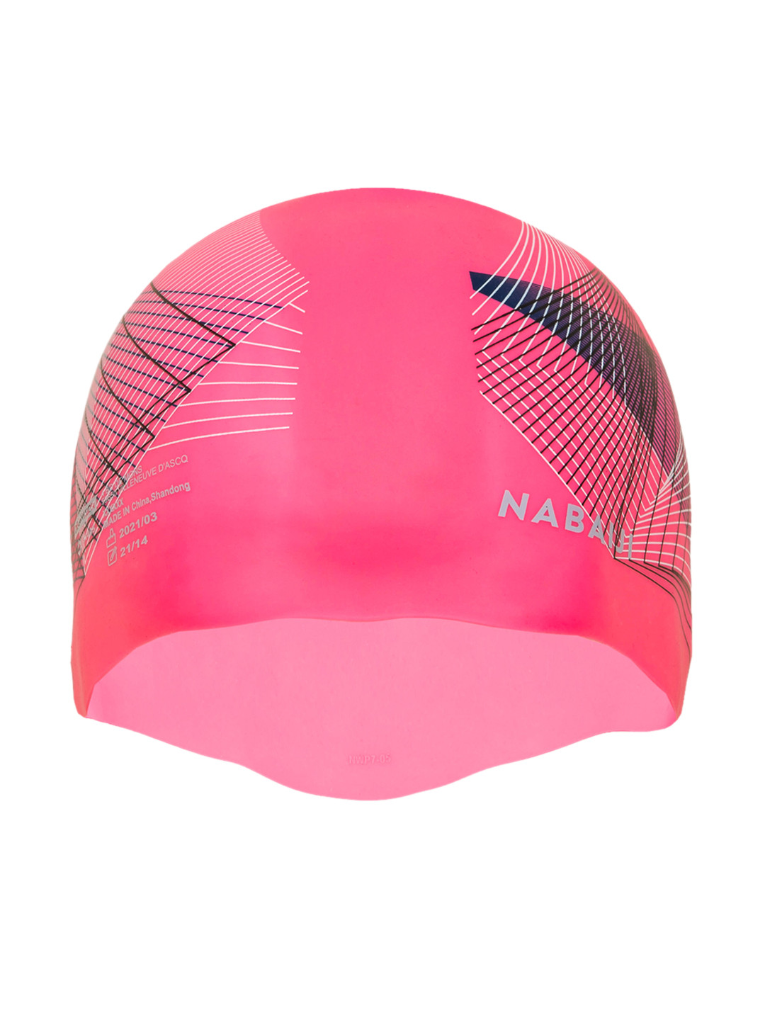 Buy Nabaiji By Decathlon Pink & White Printed Swimming Cap - Swimwear ...