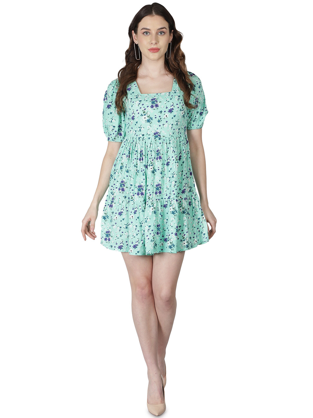 Buy NUEVOSDAMAS Floral A Line Dress - Dresses for Women 20013870 | Myntra