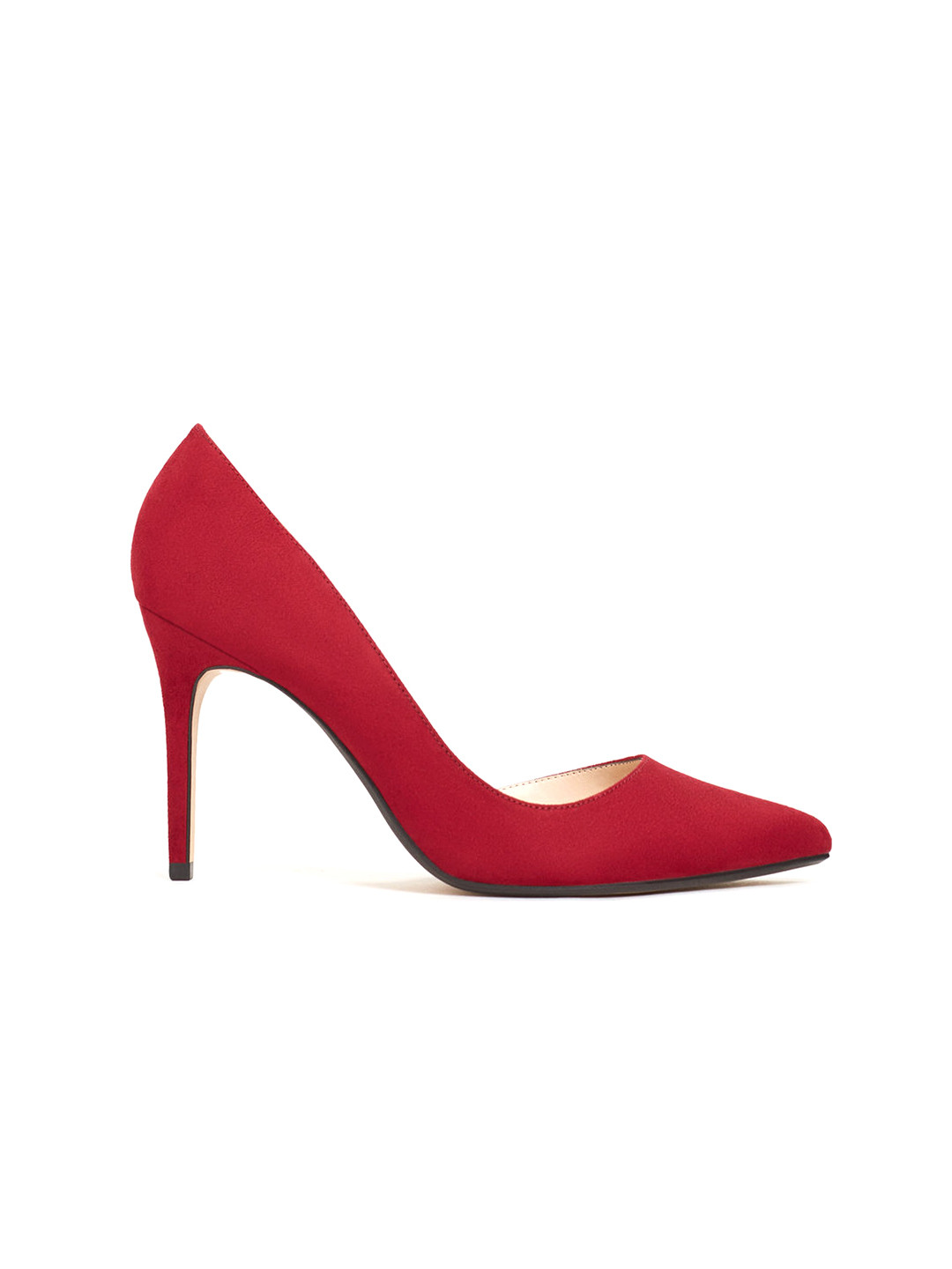 Buy MANGO Women Maroon Solid Pumps - Heels for Women 2001479 | Myntra