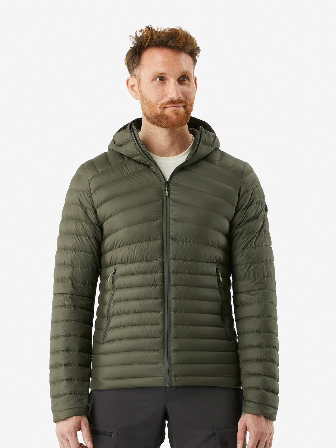 Buy FORCLAZ By Decathlon Men Yellow Quilted Jacket - Jackets for Men ...