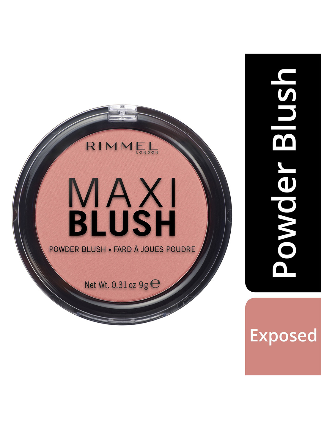 Buy Rimmel London Pink Maxi Blush Exposed 9 G - Blush for Women ...