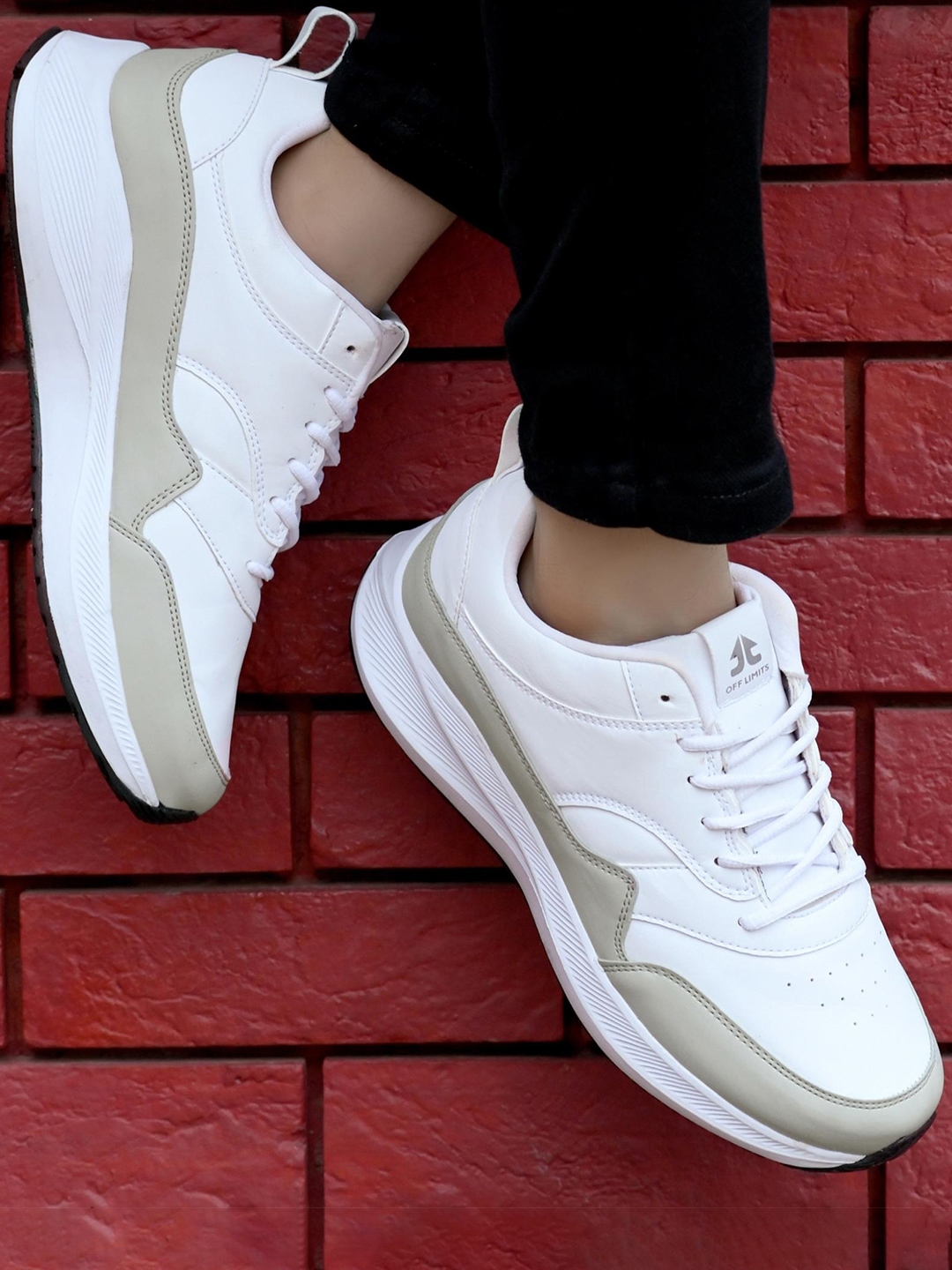 Buy OFF LIMITS Men White Mesh Memory Foam Running Shoes - Sports Shoes ... Buy OFF LIMITS Men White Mesh Memory Foam Running Shoes - Sports Shoes ...