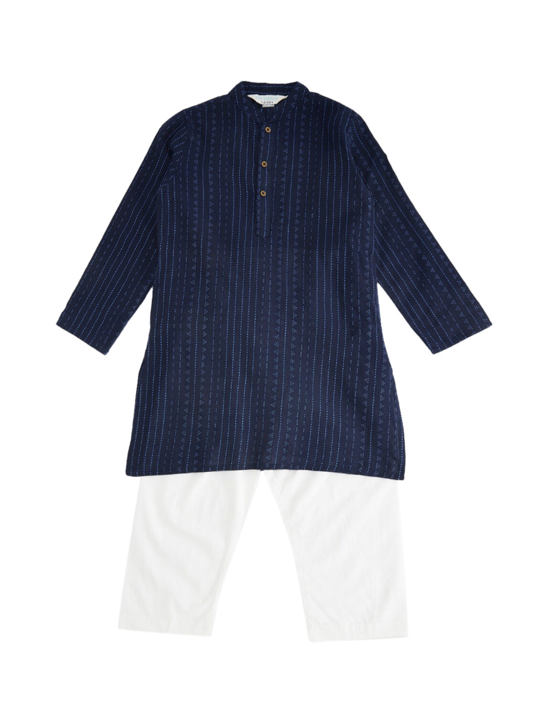 Buy Indus Route By Pantaloons Boys Pure Cotton Kurta With Pyjamas ...