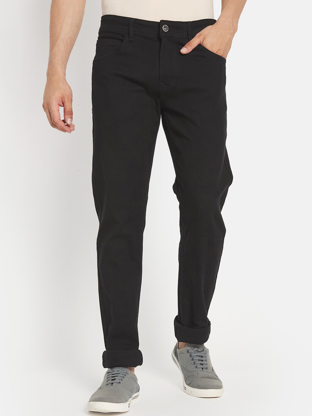 Buy Octave Men Black Stretchable Jeans - Jeans for Men 20037208 | Myntra