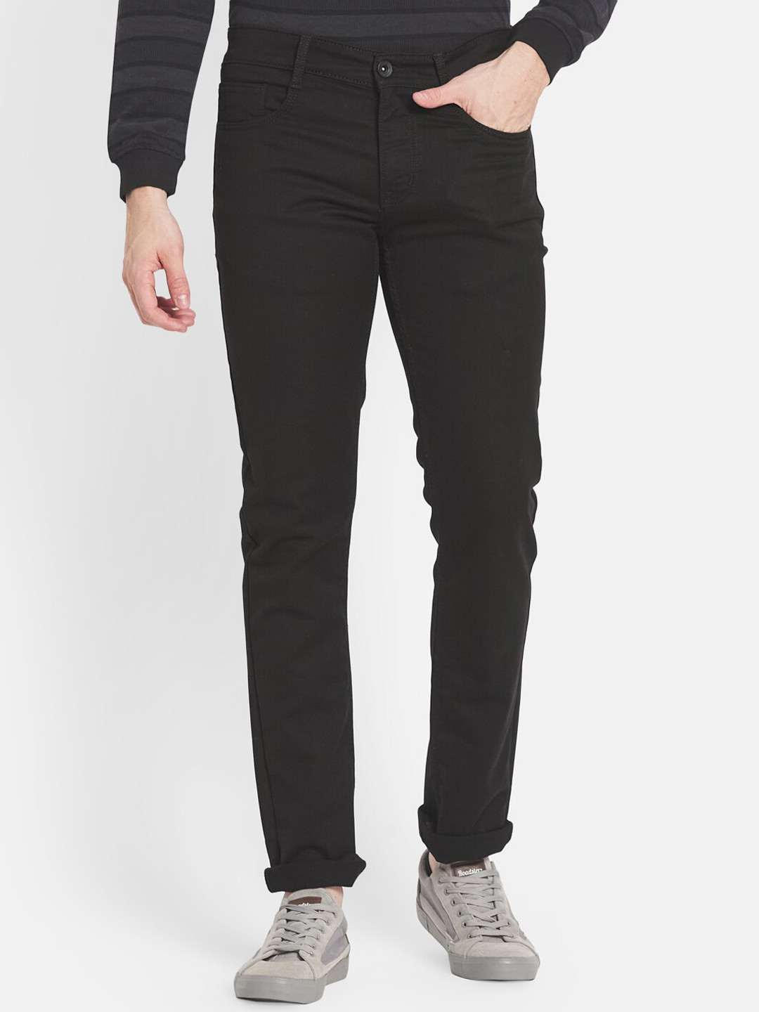 Buy Octave Men Black Stretchable Jeans - Jeans for Men 20037236 | Myntra