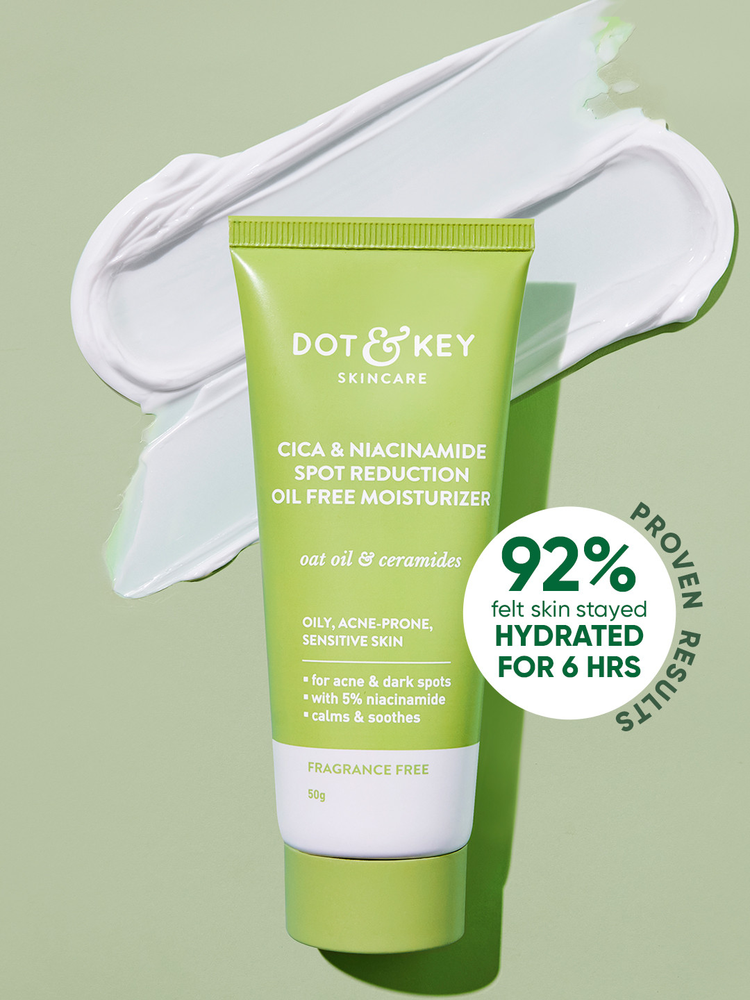 Buy DOT KEY CICA 5 Niacinamide Spot Reduction Oil Free Moisturizer