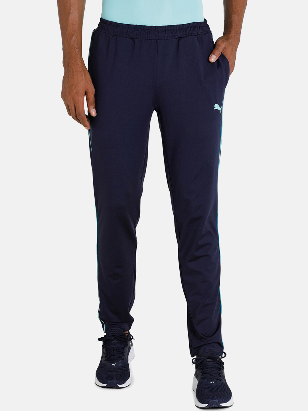 Buy Puma Men Navy Blue Cricket Track Pant - Track Pants for Men ...