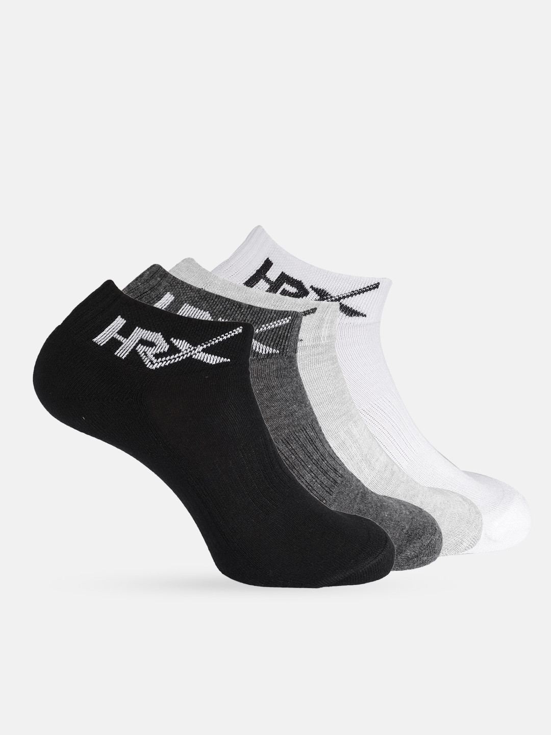 Buy HRX By Hrithik Roshan Men Pack Of 4 Ankle Length Socks - Socks for ...