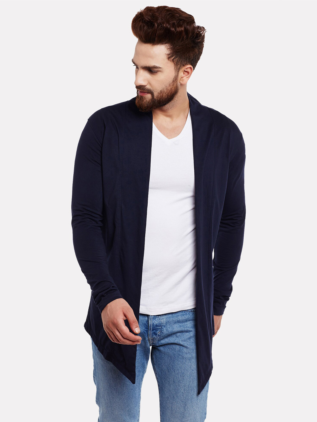 Buy CHILL WINSTON Men Navy Blue Shrug - Shrug for Men 20057248 | Myntra