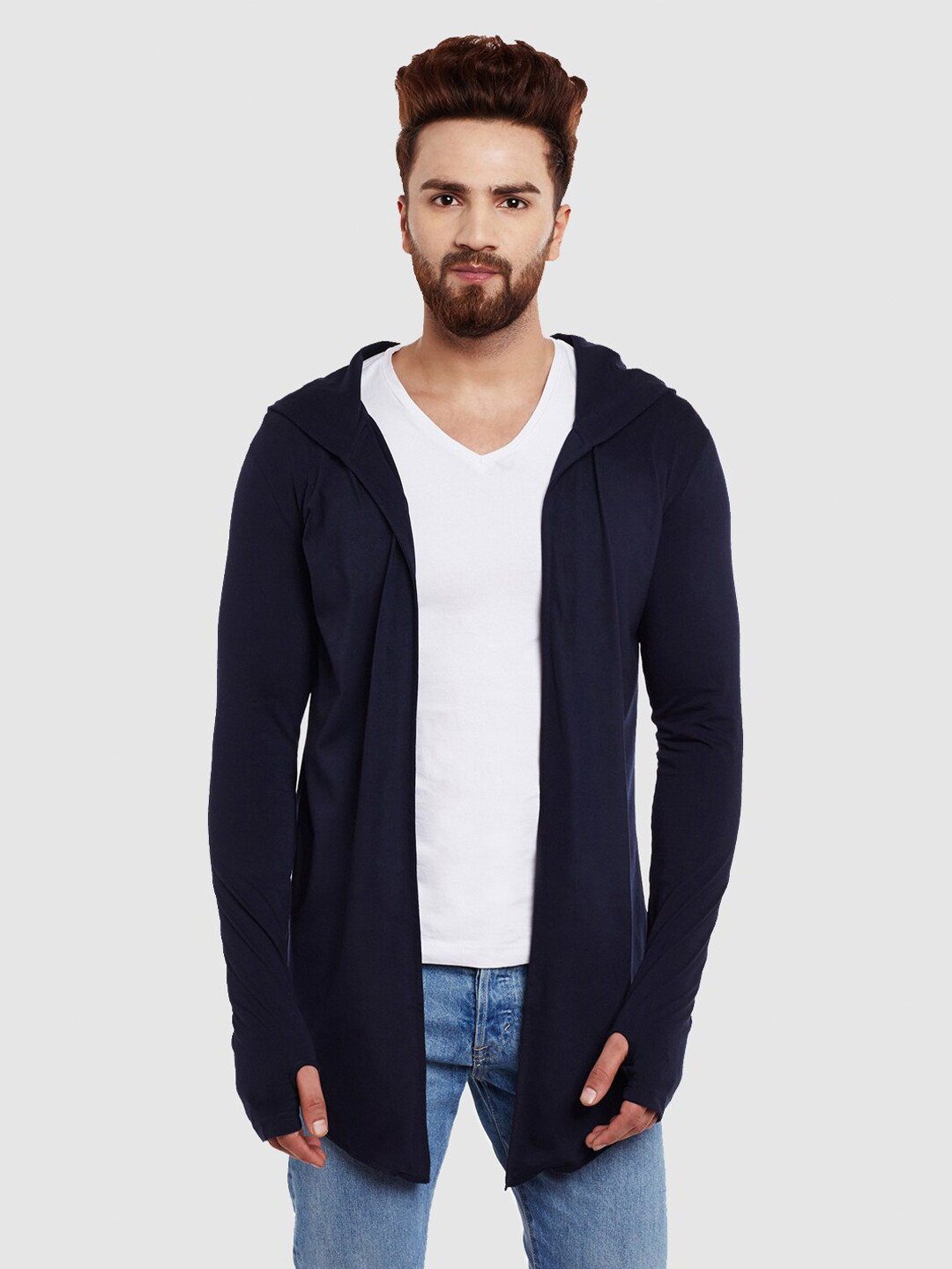 Buy CHILL WINSTON Men Navy Blue Shrug - Shrug for Men 20057256 | Myntra