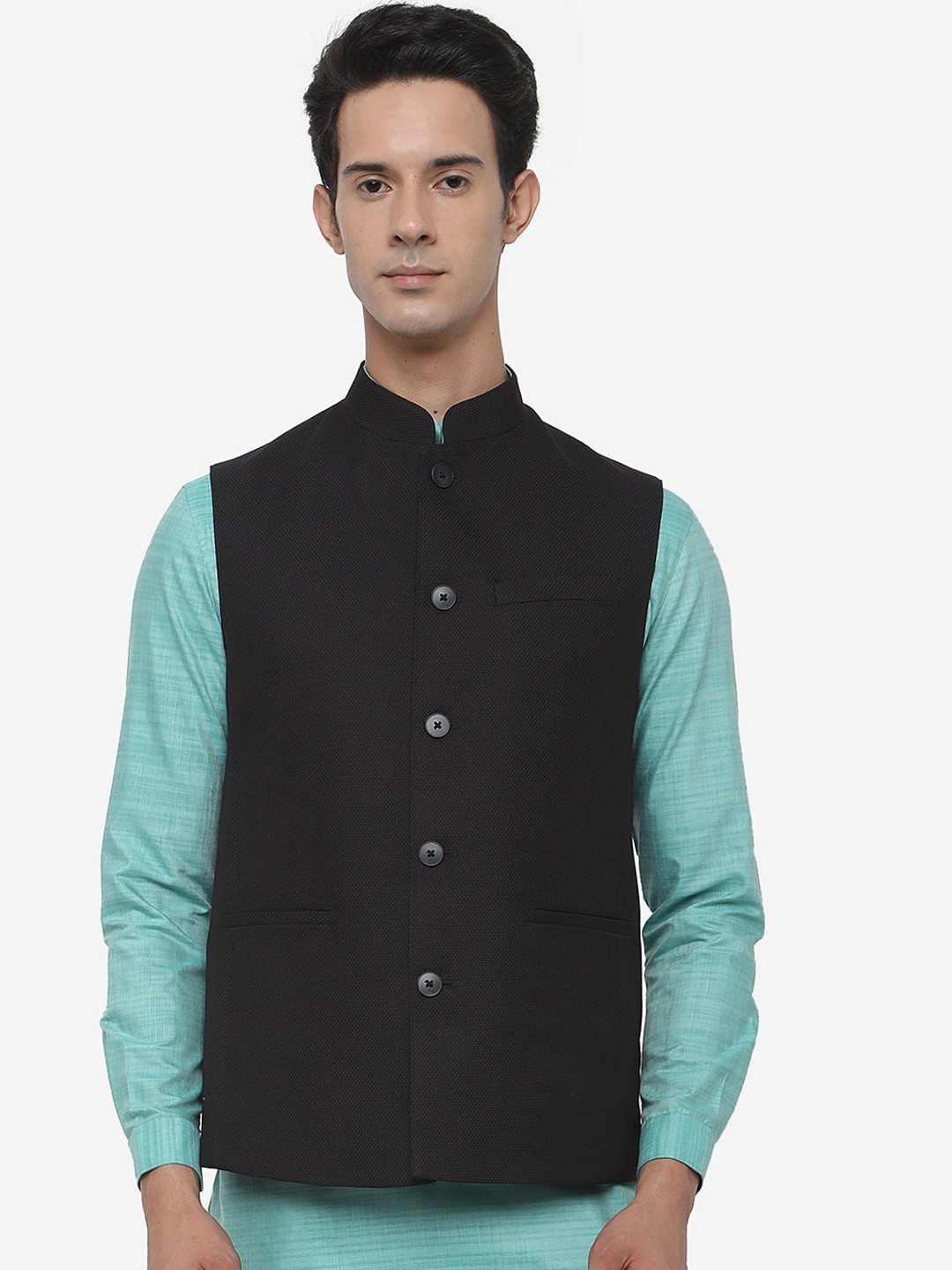 Buy MODI JACKET Men Black Tailored Jacket - Jackets for Men 20062392 ...