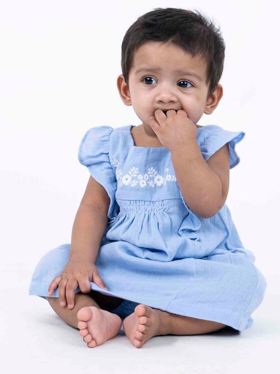 Buy Haus & Kinder Girls Blue A Line Dress - Dresses for Girls 20068176 ...