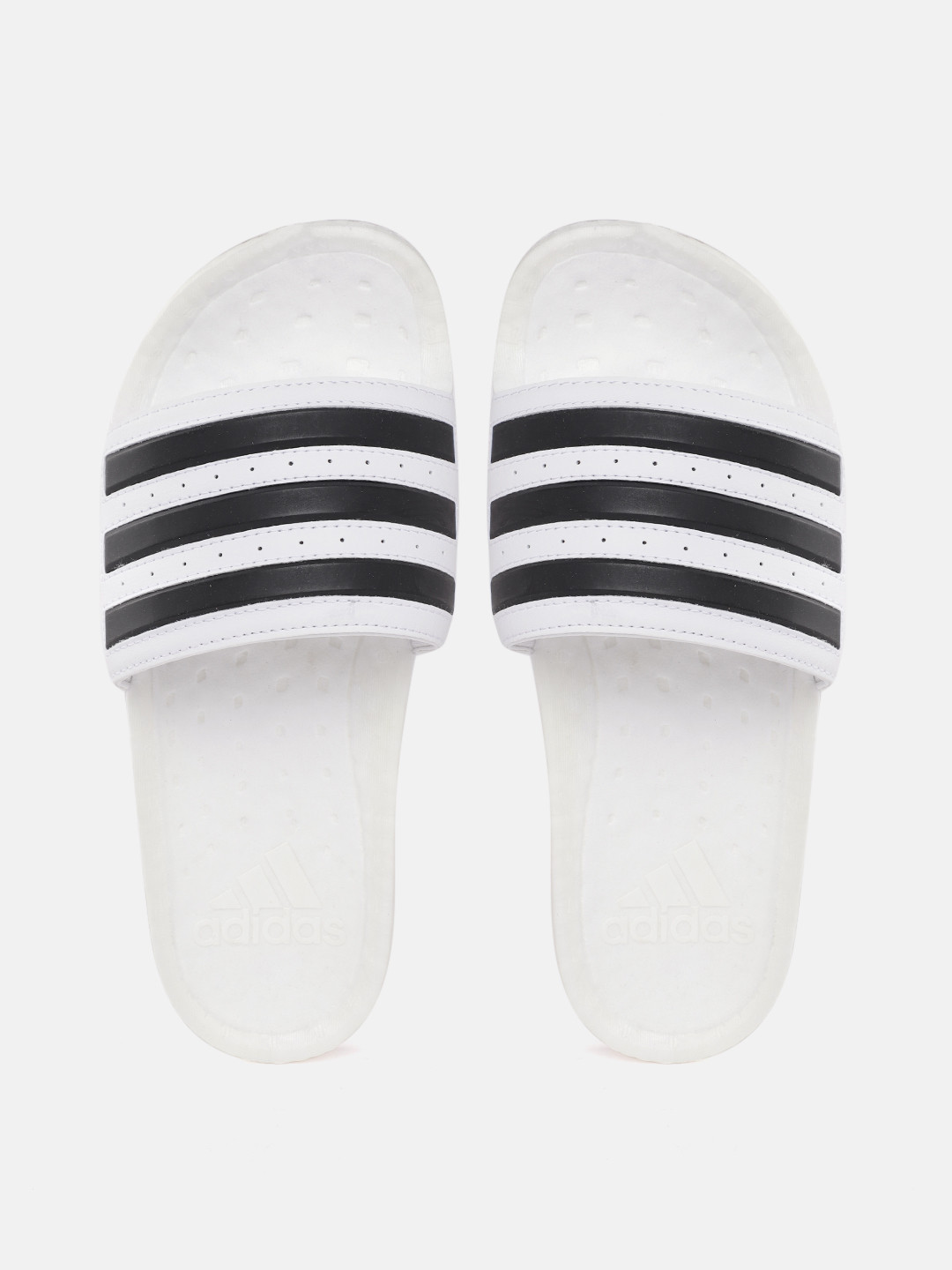 Buy ADIDAS Unisex Striped Adilette Boost Sliders - Flip Flops for ...