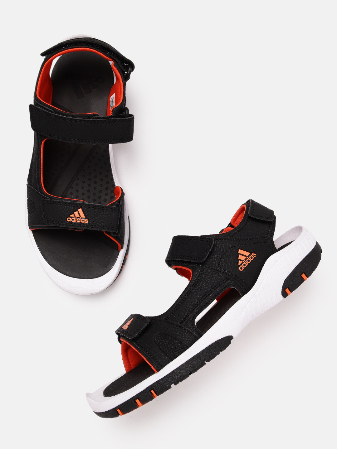 Buy ADIDAS Men Brand Logo Embossed Strudi Sports Sandals - Sandals for ...