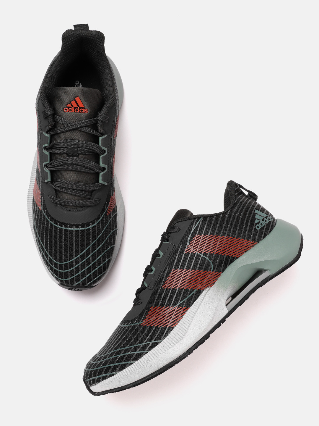 Buy ADIDAS Men Striped Fabu Run Running Shoes - Sports Shoes for Men ...