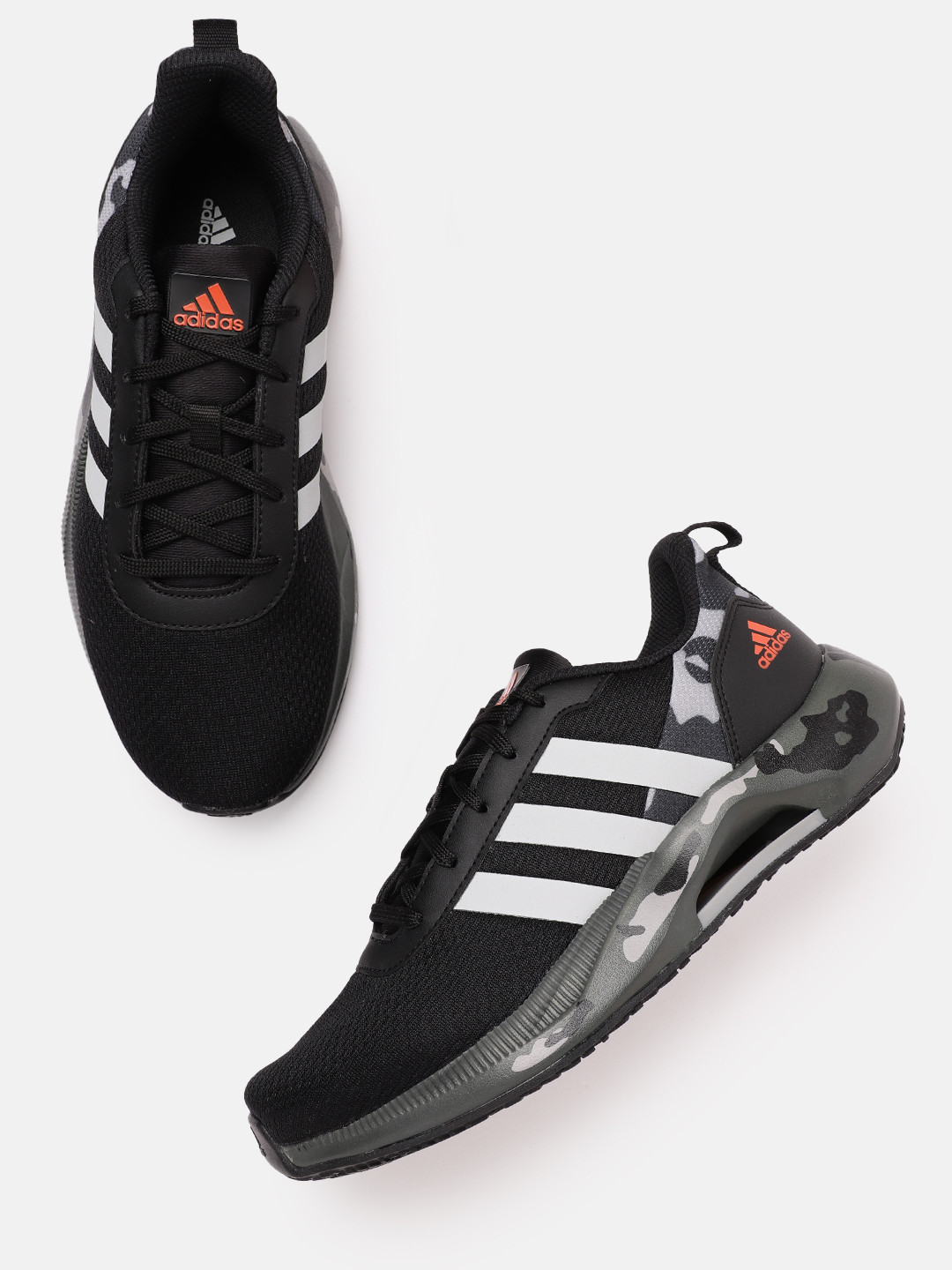 Buy ADIDAS Men Striped Detail Solder Run Running Shoes - Sports Shoes ...