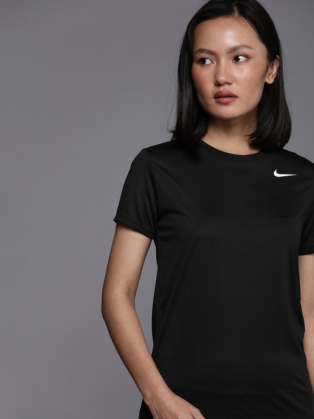 Buy Nike Women Black Rlgd Dri Fit T Shirt Tshirts For Women 20073676 Myntra