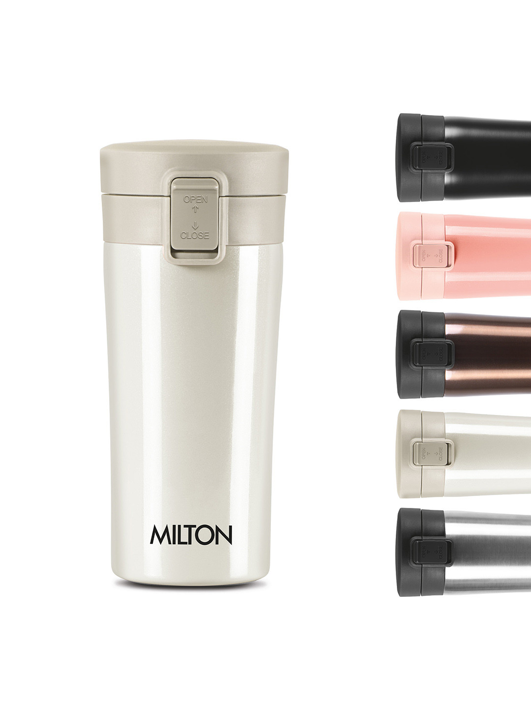 Buy Milton Cream Coloured Thermosteel Insulated Coffee Mug 300 Ml ...