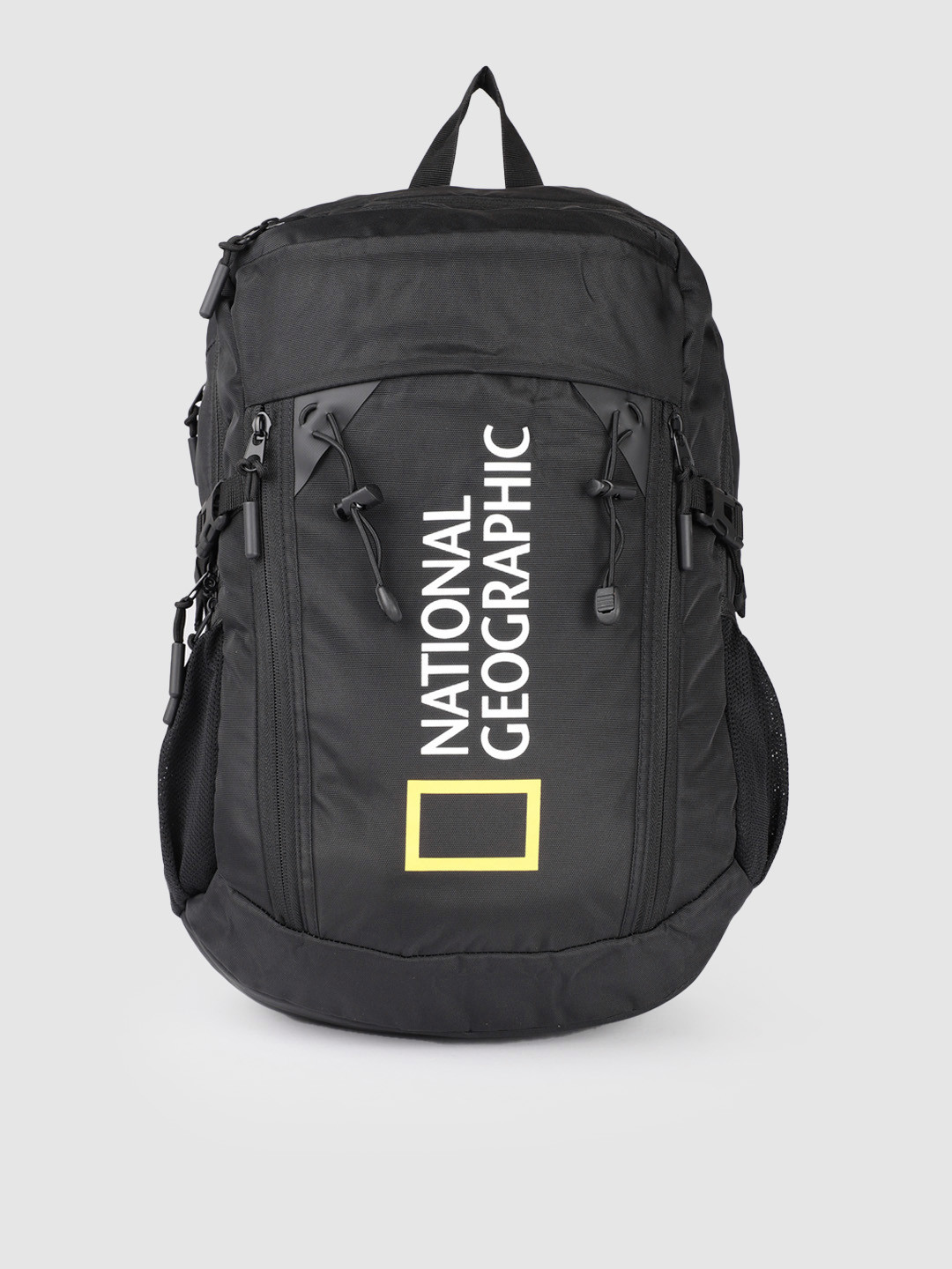 Buy National Geographic Unisex Black Brand Logo Backpack - Backpacks ...