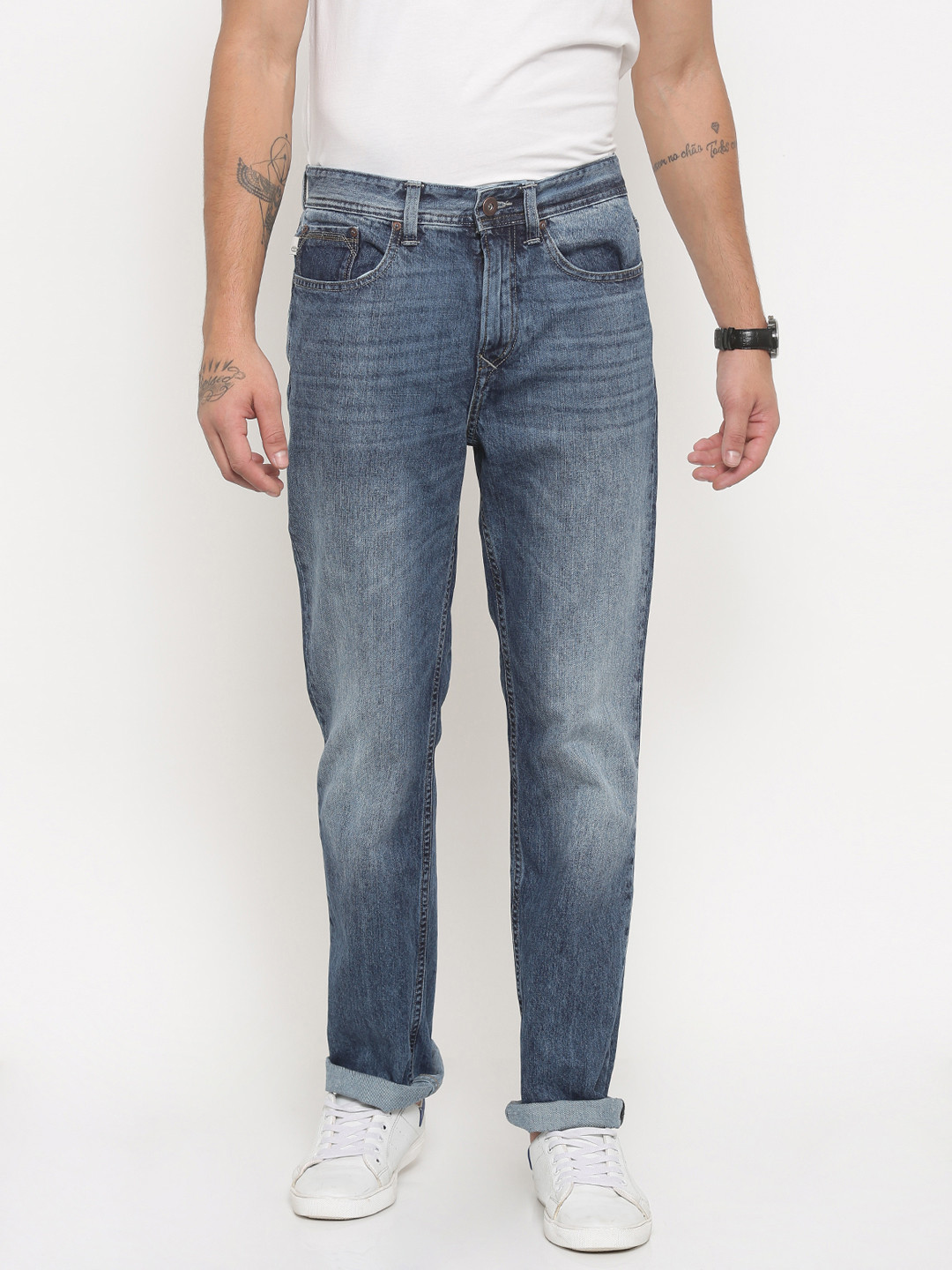 Buy Timberland Men Blue Slim Fit Mid Rise Clean Look Jeans - Jeans for ...