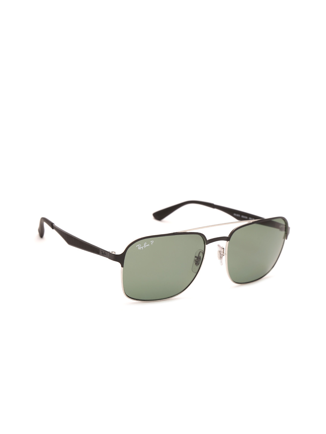 Buy Ray Ban Unisex Polarised Rectangle Sunglasses 0RB357090049A58 ...
