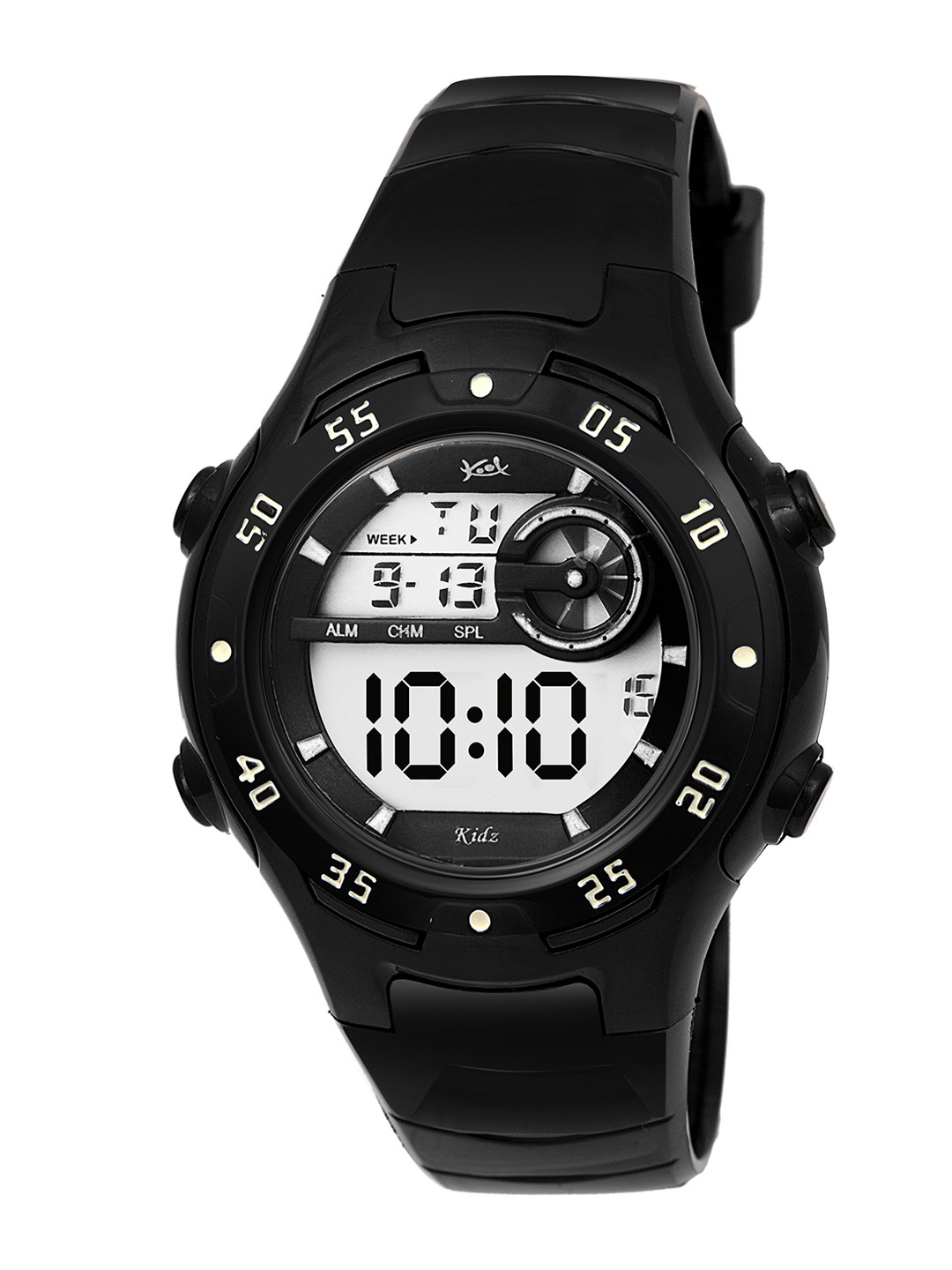 Buy Kool Kidz Unisex Kids Black Bracelet Style Straps Digital Watch ...