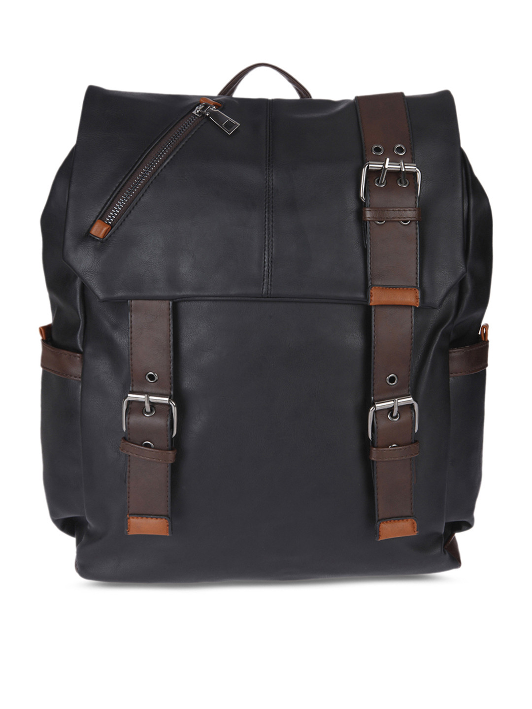 Buy FUR JADEN Unisex Black Solid Backpack - Backpacks for Unisex ...