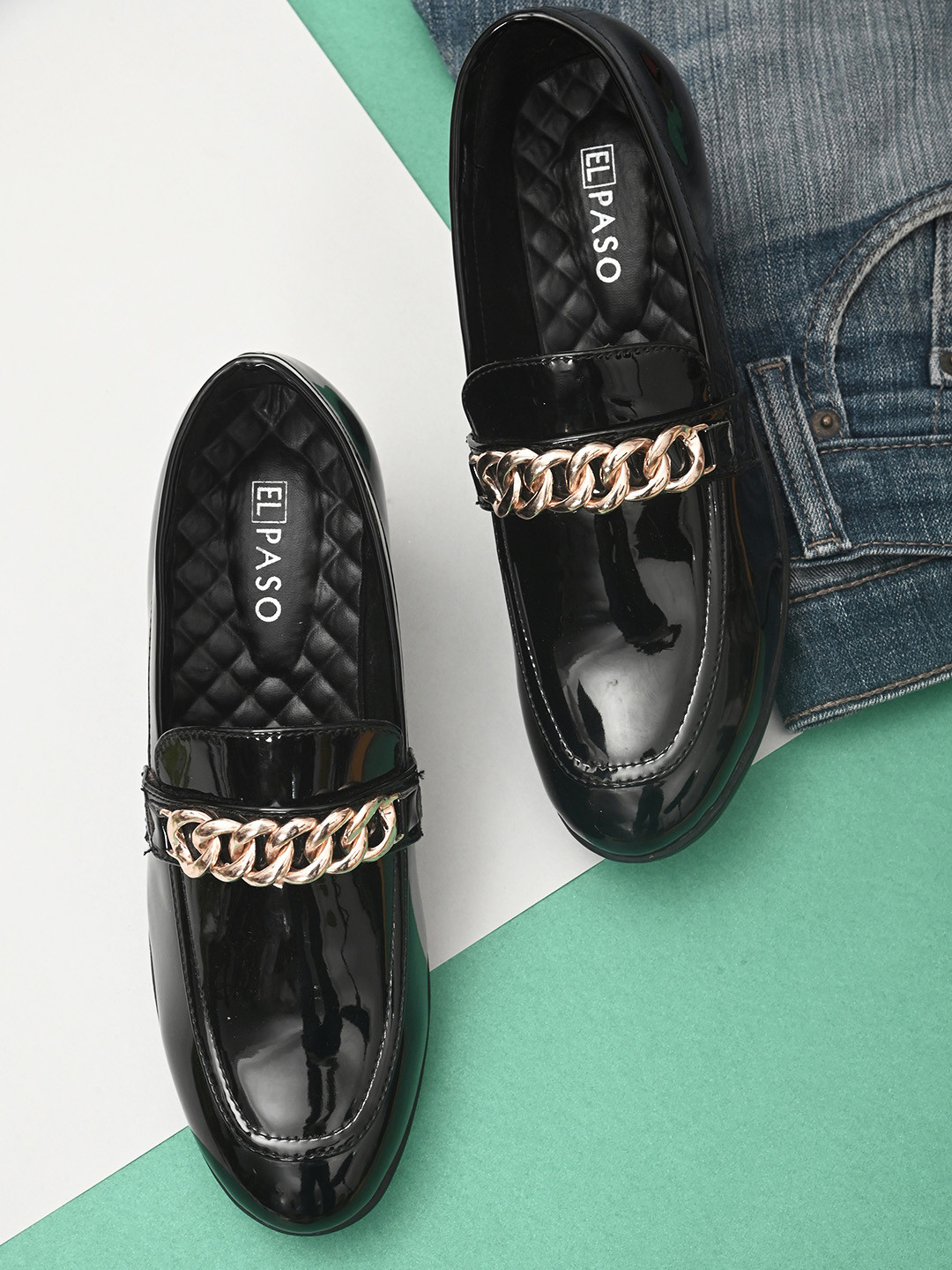 Buy El Paso Women Black Block Pumps - Heels for Women 20106534 | Myntra