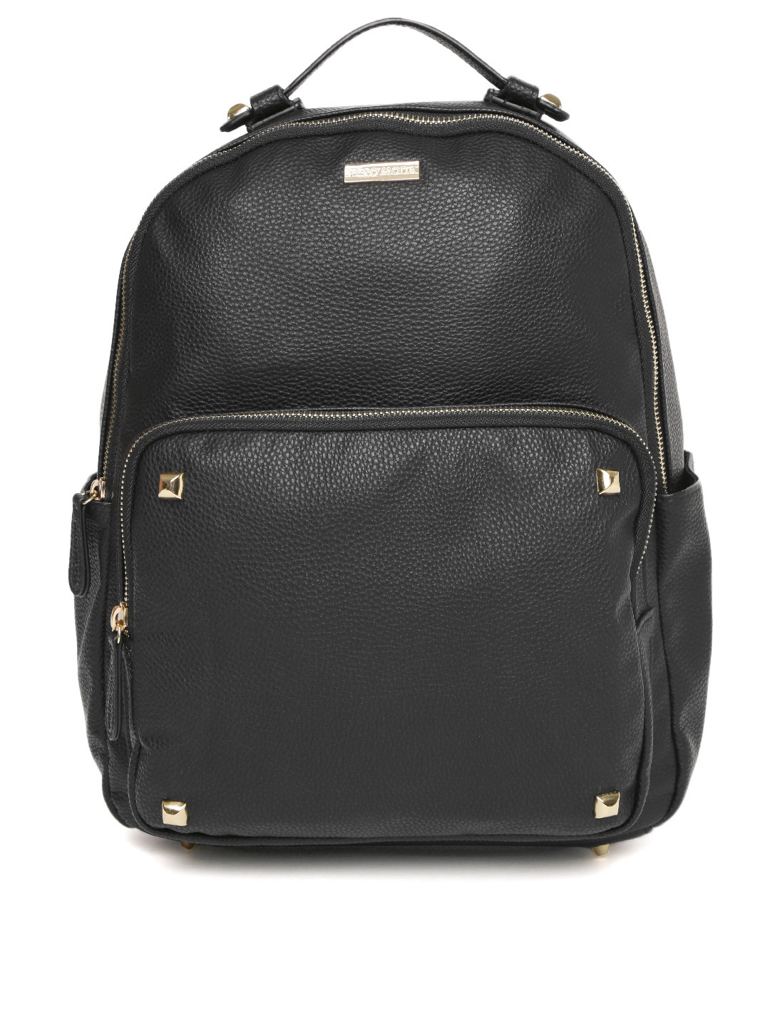 Buy Vero Moda Women Black Solid Backpack - Backpacks for Women 2010793 ...