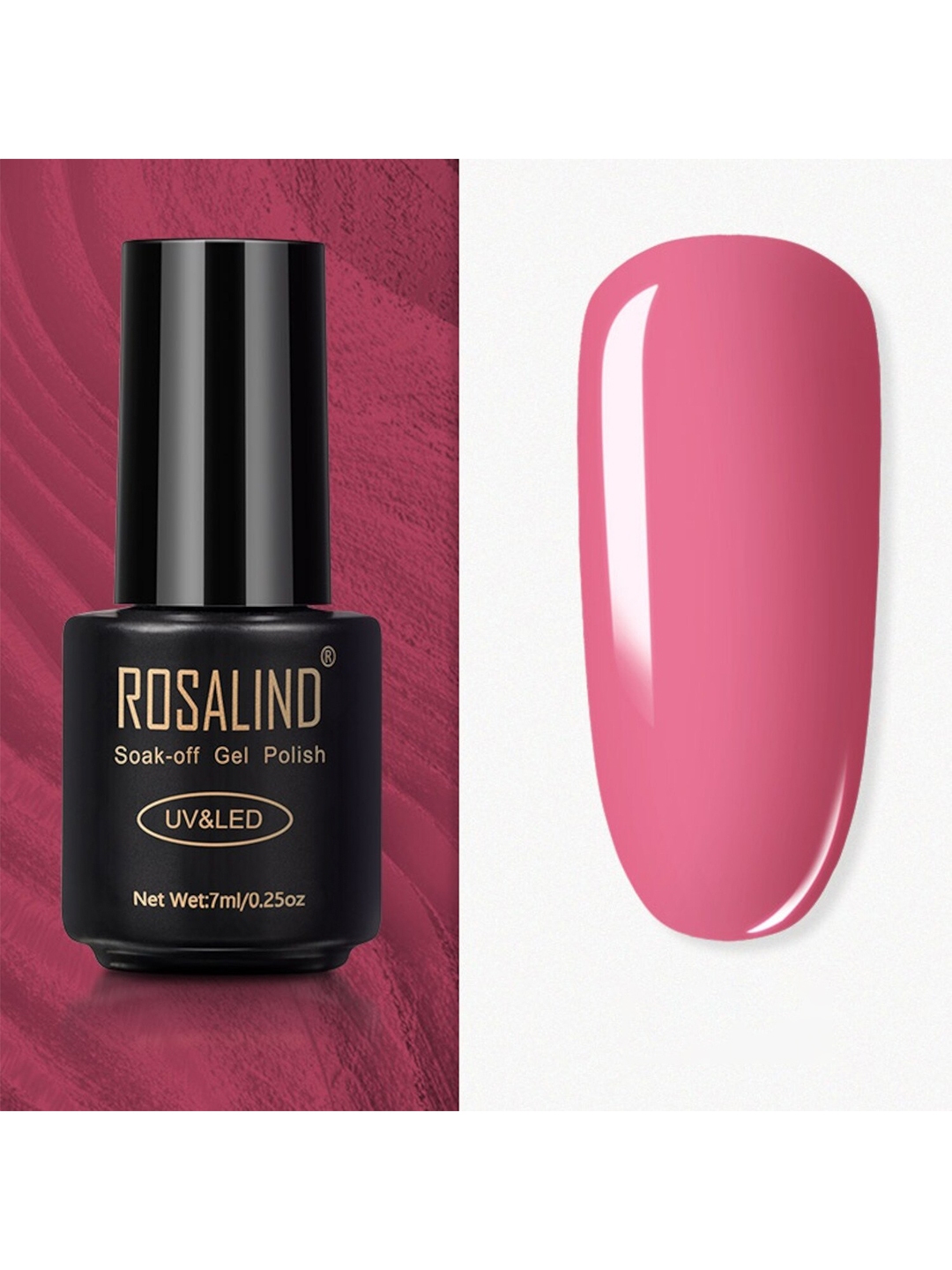 Buy ROSALIND UV & LED Soak Off Long Lasting Gel Nail Polish 7 Ml Shade ...