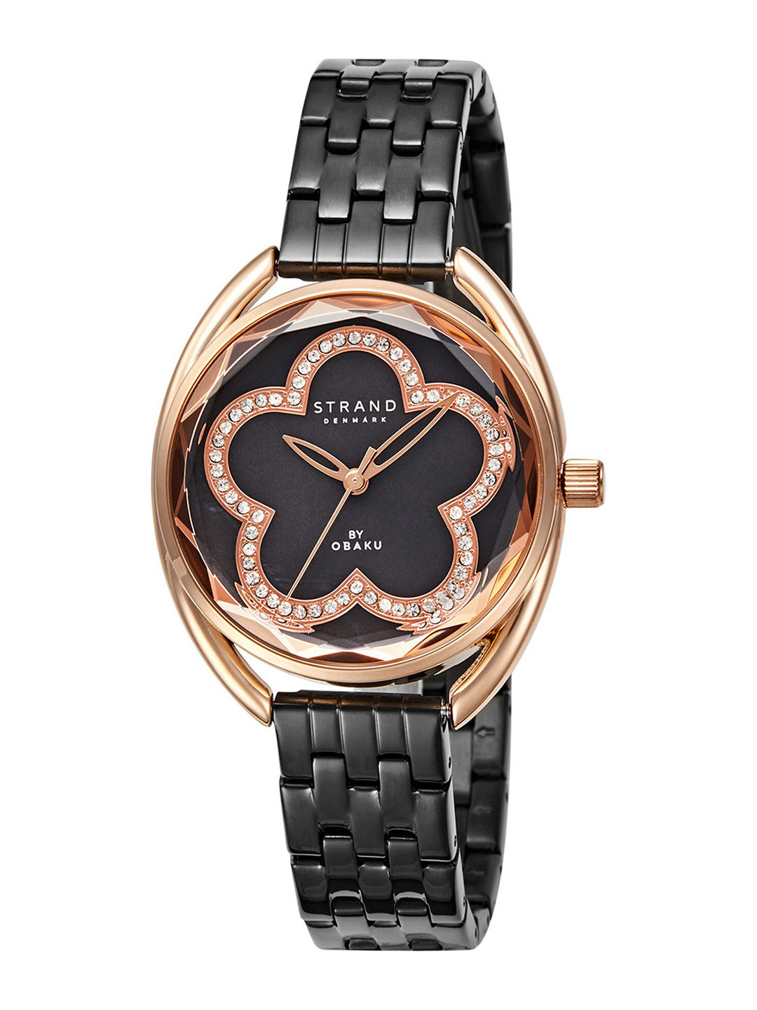 Buy STRAND BY OBAKU Women Black Dial & Textured Straps Analogue Watch ...