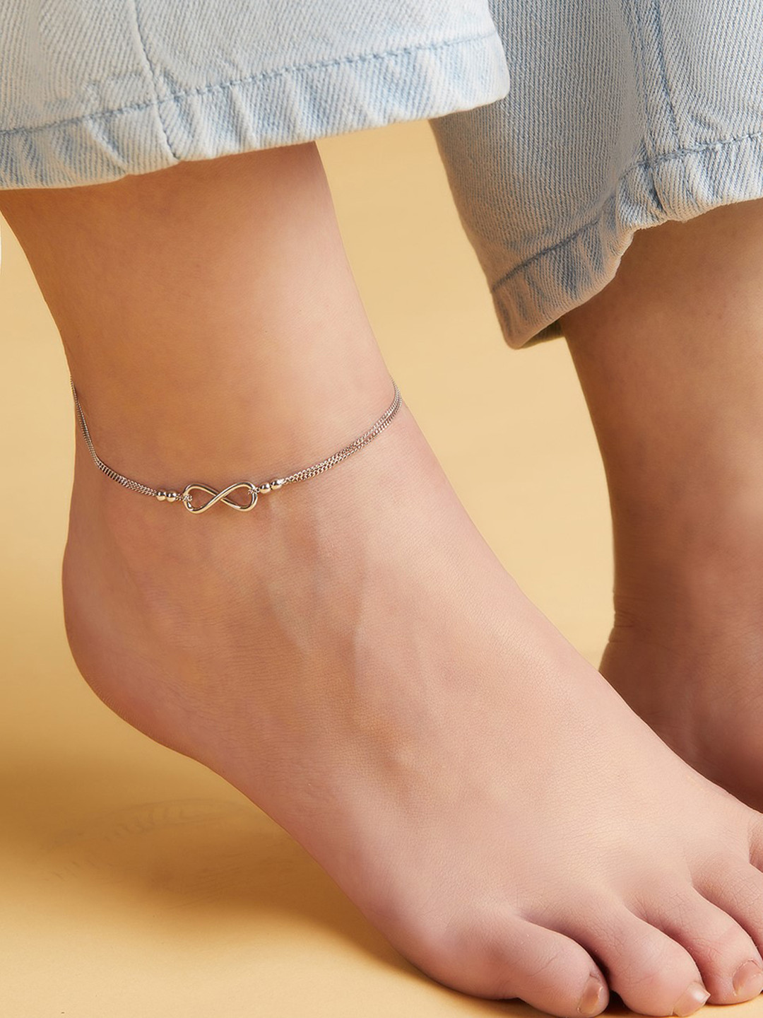 Buy Zavya Women 925 Sterling Silver Anklet - Anklet for Women 20111352 ...