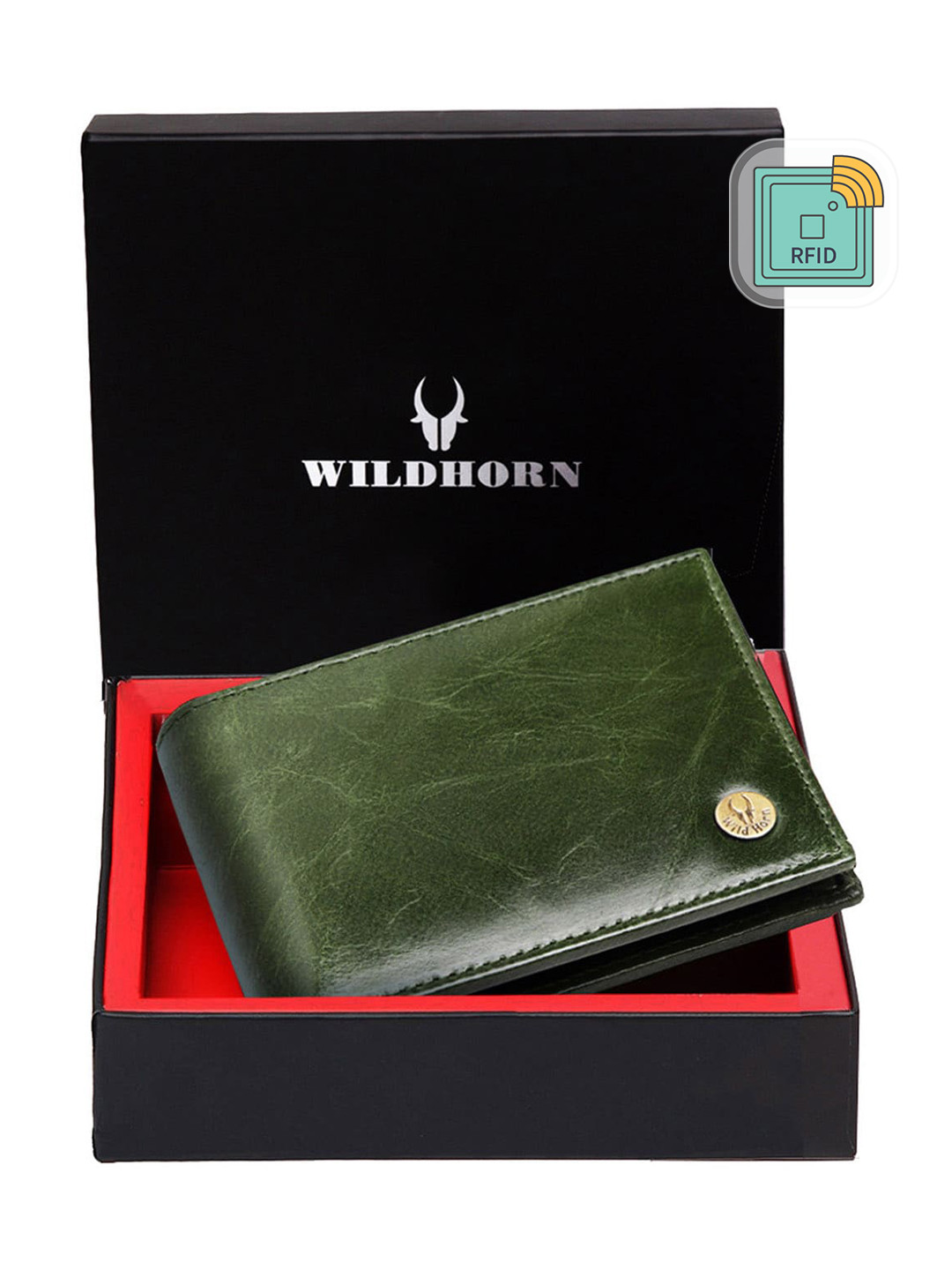 Buy WildHorn Men Leather Two Fold Wallet - Wallets for Men 20121388 ...