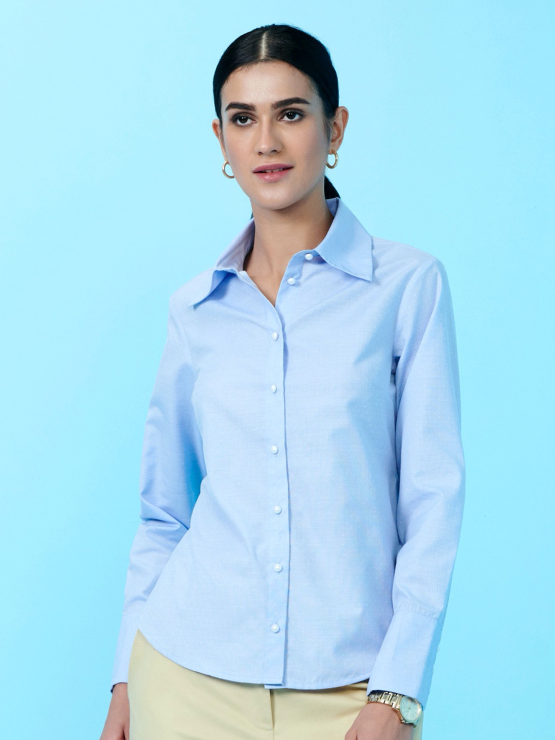 Buy Style Island Women Blue Shirt Style Top - Tops for Women 20124164 ...