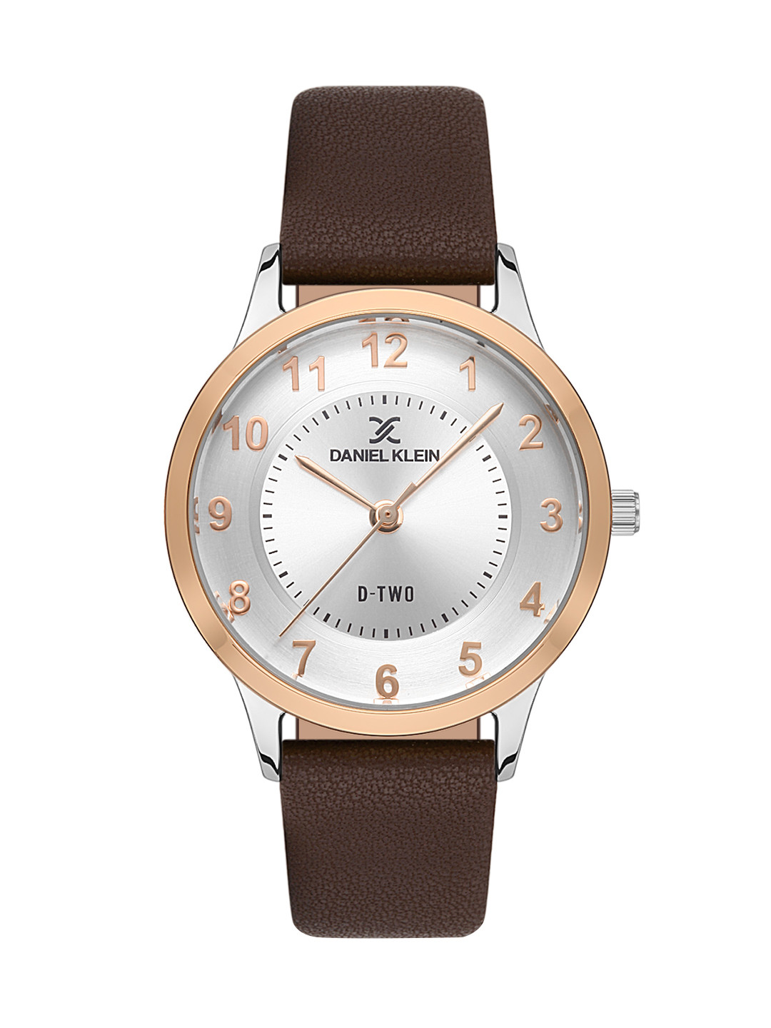 Buy Daniel Klein D Two Women Silver Toned Dial & Brown Straps Analogue Watch DK 1 13305 3_OR ...
