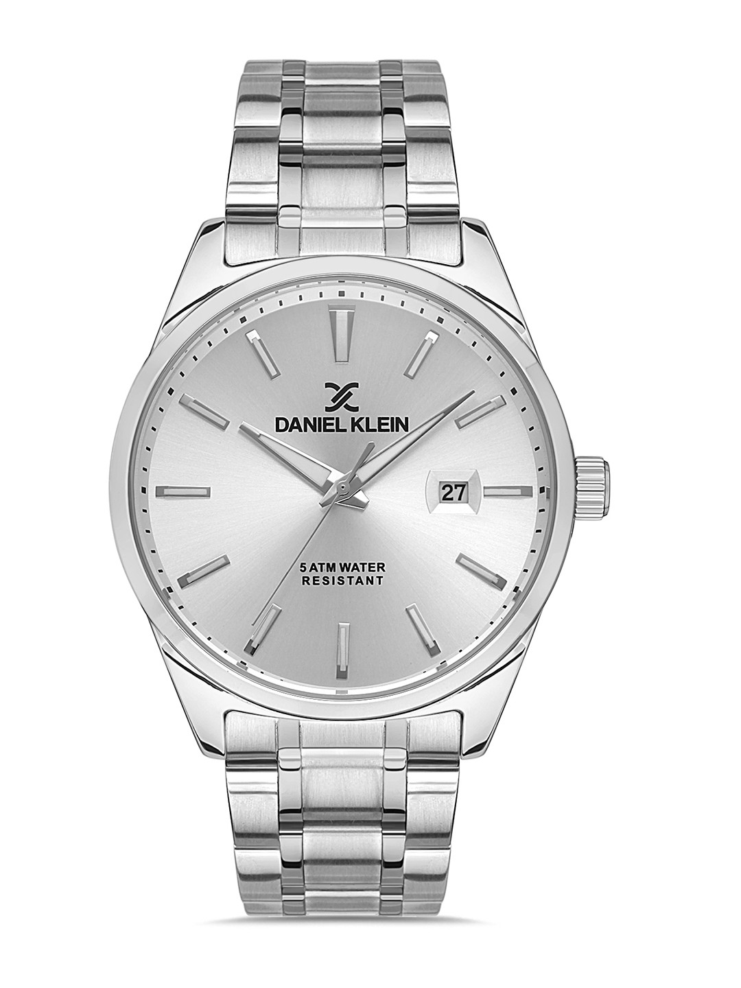 Buy Daniel Klein Men Silver Toned Dial & Silver Toned Bracelet Style ...