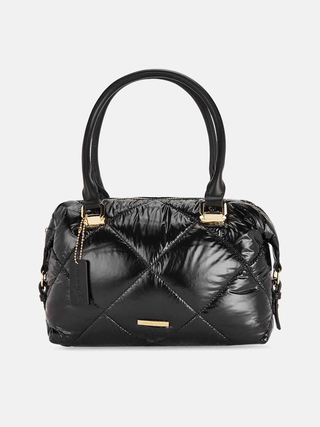 Buy Forever Glam By Pantaloons Black Structured Handheld Bag - Handbags ...