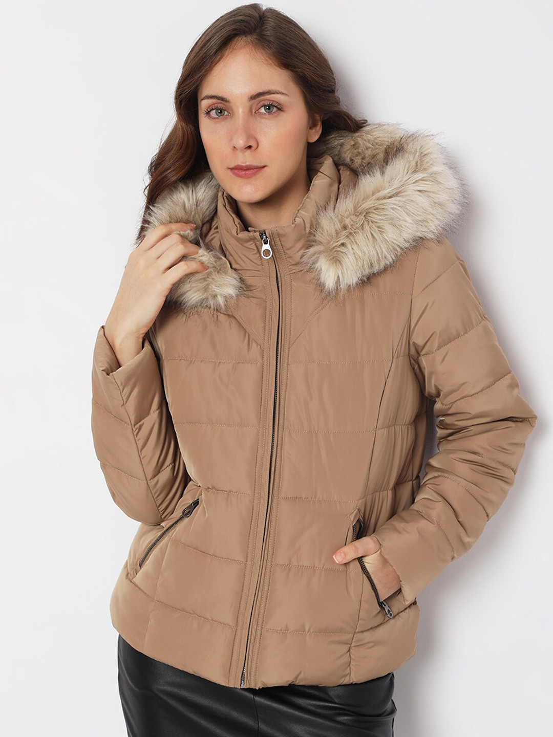 Buy Vero Moda Women Brown Parka Jacket - Jackets for Women 20142990 ...